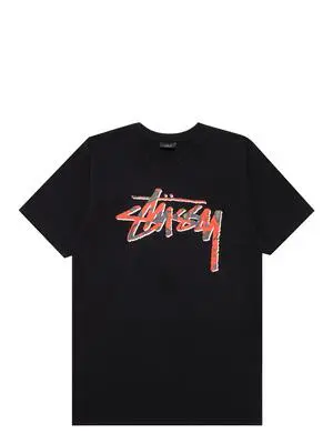 StÜssy Paisley Stock Tee - Black