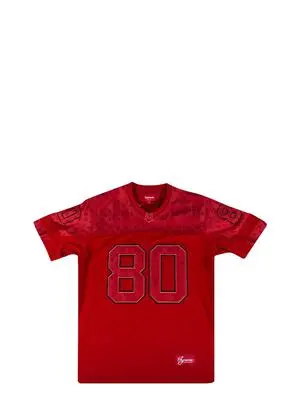 Supreme Monogram Football Jersey - Red