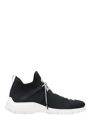 Prada Knit Fabric Sneakers - Black