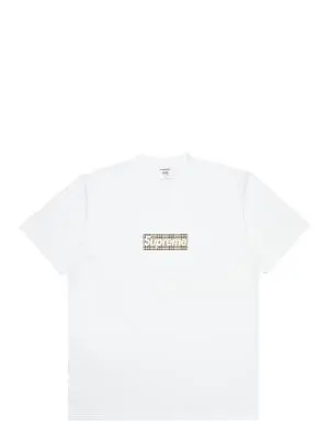 Supreme X Burberry Box Logo Tee - White