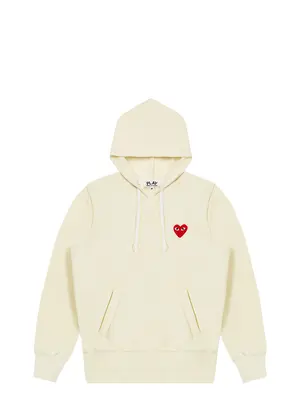 Play Comme Des Garcon Hoodie - White