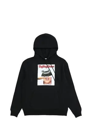 PLEASURES Rolling Stone Graphic Hoodie - Black