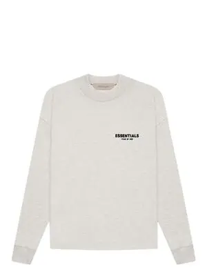 Fear Of God Long-sleeve Tee 'light Oatmeal - Grey