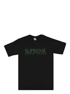 Supreme Nuova York Tee 'black' Black