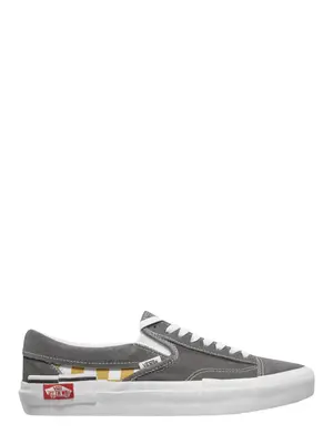 VANS Slip-on Cap Checkerboard Sneakers - Grey