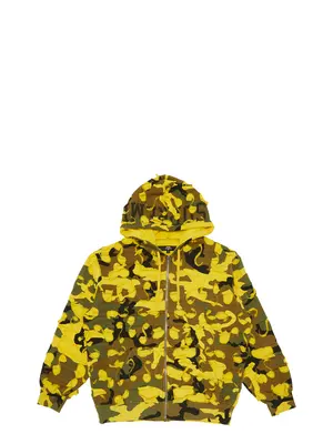 Supreme X Griffin Zip-up Hooded Sweatshirt - Yellow
