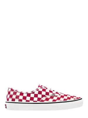 VANS Authentic 'blur Check' Sneakers - Red