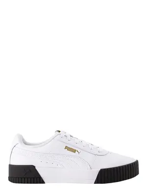 PUMA Carina Leather Sneakers - White