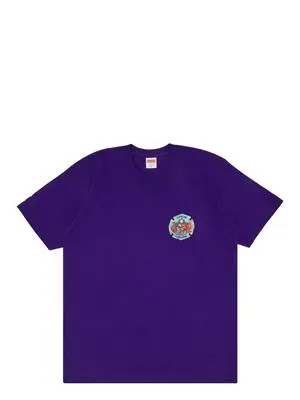 Supreme Fdny Engine 9 Tee 'purple' Purple
