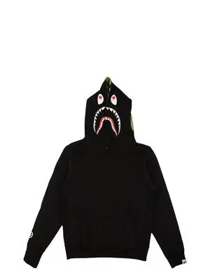 A BATHING APE Shark Pullover Hoodie - Black