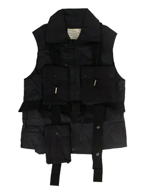 A-COLD-WALL* Collared Utility Vest - Blue