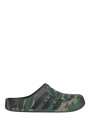 Adidas Adilette Camo Clogs - Black