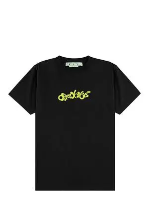 Off-White Opposite Arrow Slim Short-sleeve Tee /lime - Black