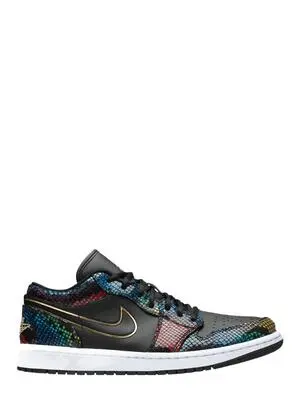 JORDAN 1 Low Multi Snakeskin - Multicolor