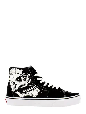 VANS Sk8-hi 'tm Glow Skulls' Sneakers - Black