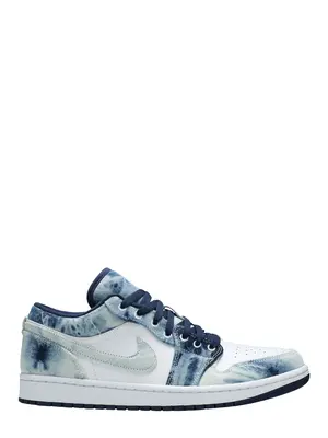 JORDAN 1 Low Se 'washed Denim' Sneakers - Blue
