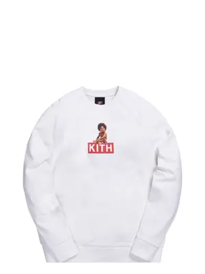 Kith X Biggie Classic Logo Crewneck - White