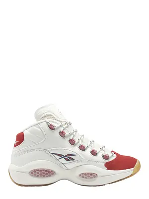 REEBOK Question Mid Vintage Red Toe - White