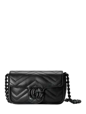 Gucci Gg Marmont Belt Bag - Black