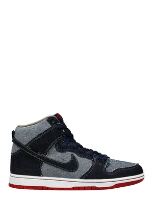Nike Reese Forbes X Sb Dunk High 'denim' Sneakers - Blue