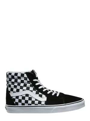 VANS Sk8-hi Checkerboard Sneakers - Black