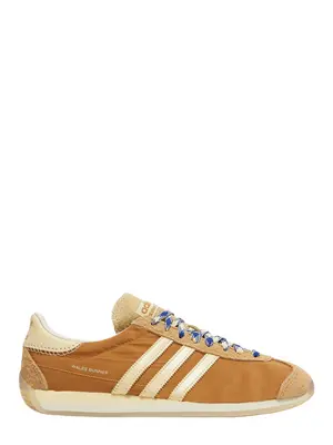 adidas gazelle silver green womens Country Sneaker — Core Black – La Garçonne main image 1