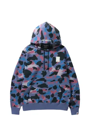 A BATHING APE Grid Camo Pullover Hoodie