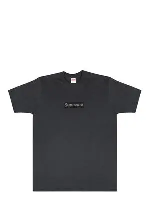 Supreme X Swarovski Box Logo T-shirt 'black' Black