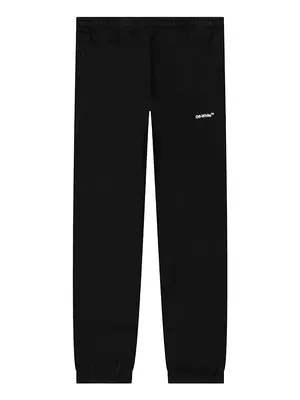 Off-White Wave Diag Slim Sweatpant /white - Black