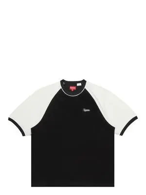 Supreme Terry Raglan Short-sleeve Top - Black