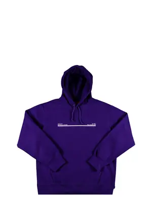 Supreme Supreme Shop Hooded Sweatshirt Purple