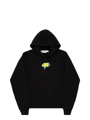 Off-White Degrade Thunger Skate Hoodie - Black