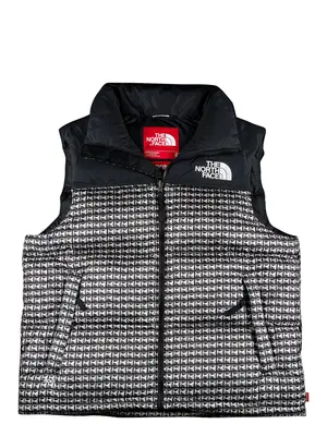 Supreme X The North Face Studded Nuptse Vest - Black