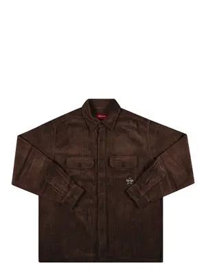 Supreme Corduroy Shirt - Brown