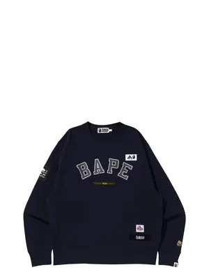 A BATHING APE Relaxed Fit Crewneck - Blue
