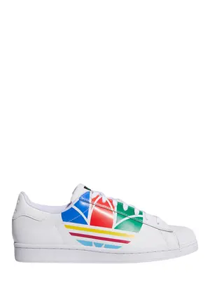 Adidas Superstar Pure Colorful Trefoil Sneakers - White