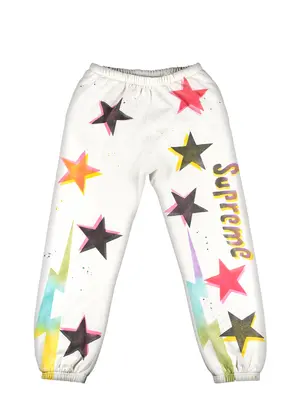 Supreme Gonz Stars Sweatpant - White