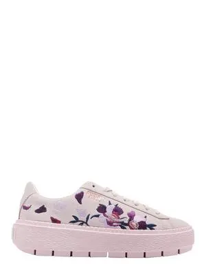 PUMA Suede Platform 'trace Flowery' Sneaker - Tan