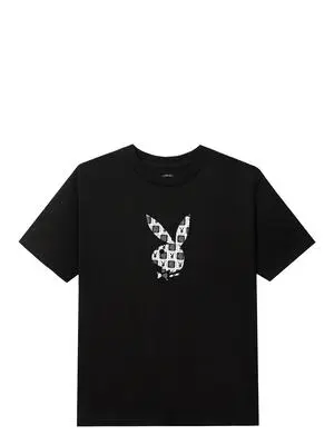 ANTI SOCIAL SOCIAL CLUB X Playboy Checkered Tee - Black