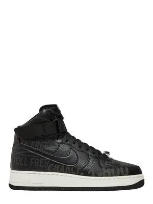 Nike Air Force 1 High '07 Premium 'toll Free Pack' Sneakers - Black