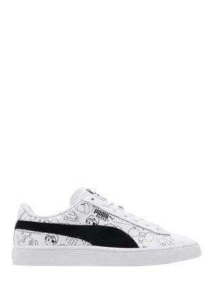 PUMA X Tyakasha Basket Sneakers - White