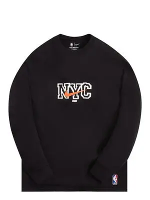 Kith Nike For New York Knicks Long-sleeve Tee - Black