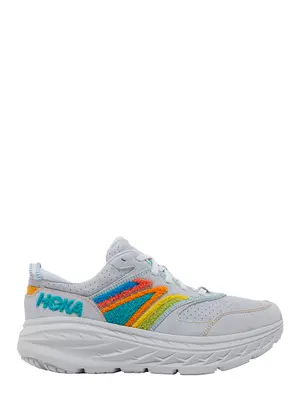 HOKA® Bondi L 'embroidery Pack' Sneakers - Grey