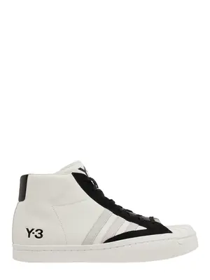 Adidas Y-3 Yohji Pro High-top Sneakers - White