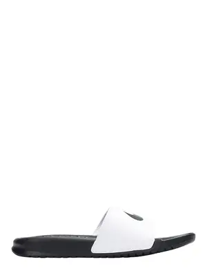 Nike Benassi Swoosh Slides - White