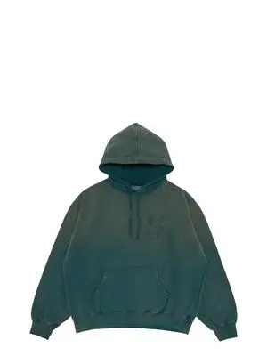 Supreme Overdyed Logo Hooded Sweatshirt - Teal