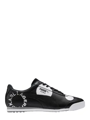 PUMA Karl Lagerfeld X Roma Polka Dot Sneakers - Black