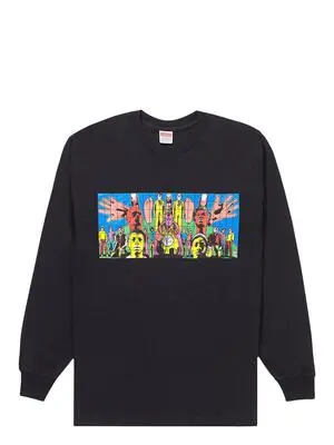 Supreme Gilbert And George Death After Life Long-sleeve Tee - Black