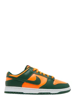 Nike Dunk Low "miami Hurricanes" Sneakers - Green