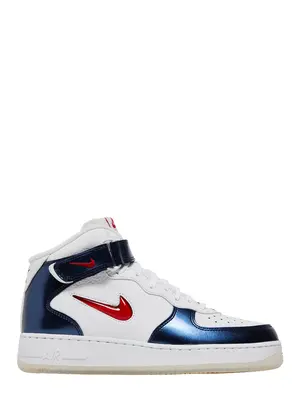 Nike Air Force 1 Mid Qs 'independence Day' Sneakers - White